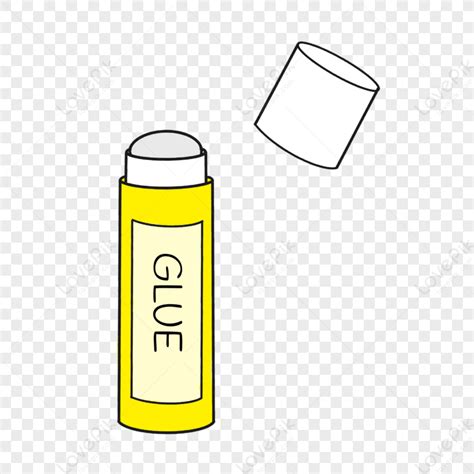노란색 접착제 스틱 클립 일러스트 아트문방구막대기 Png 일러스트 무료 다운로드 Lovepik