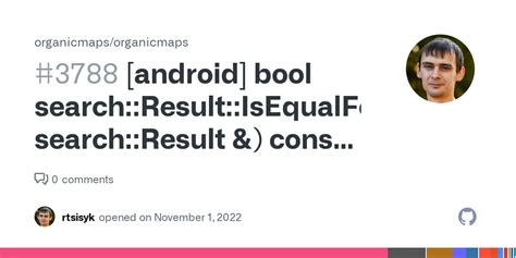 Android Bool Searchresultisequalfeatureconst Searchresult