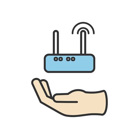Illustration Of Wifi Router Icon Premium Vector Rawpixel