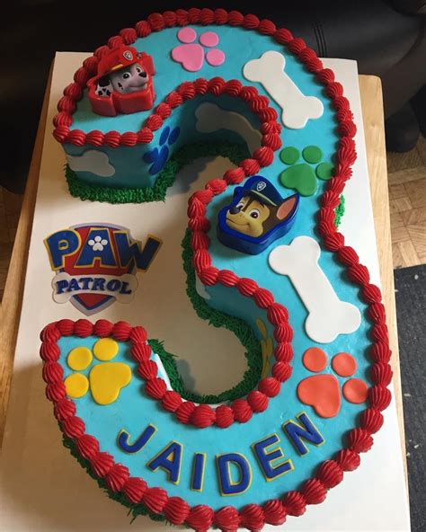Paw Patrol Birthday Cake Ideas Printable Editable Templates