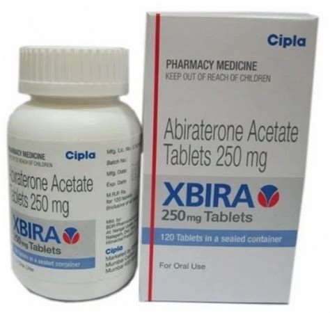 250mg Xbira Abiraterone Acetate Tablets At ₹ 1000 Bottle Abiraterone