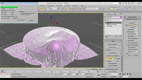 Cloth Modifier Tutorial 3d Max Youtube