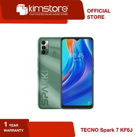Tecno Spark Kf J Gb Spruce Green Lazada PH