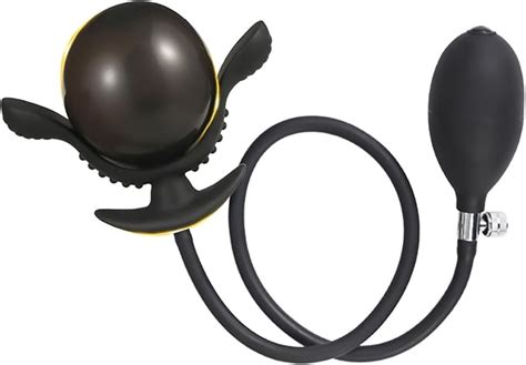 Silicone Inflatable Anal Plug Expand Anal Balloon Pump