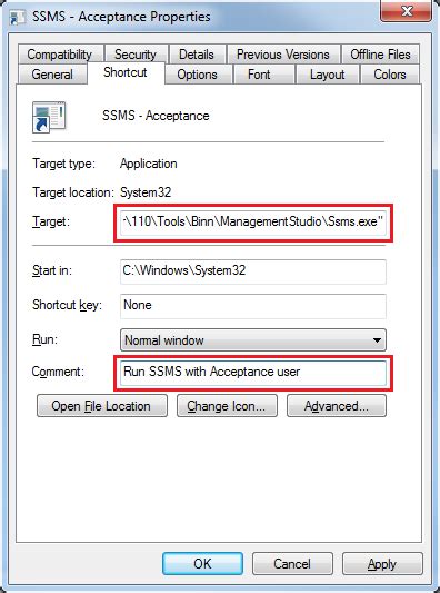 Microsoft Bi Tools Ssms Snack Start Ssms As Different User