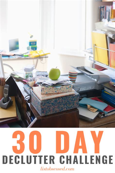 Day Declutter Challenge Free Printable Guide List Obsessed