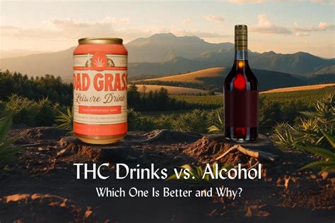 Thc Drinks Vs Alcohol Which One Is Better And Why Dad Grass