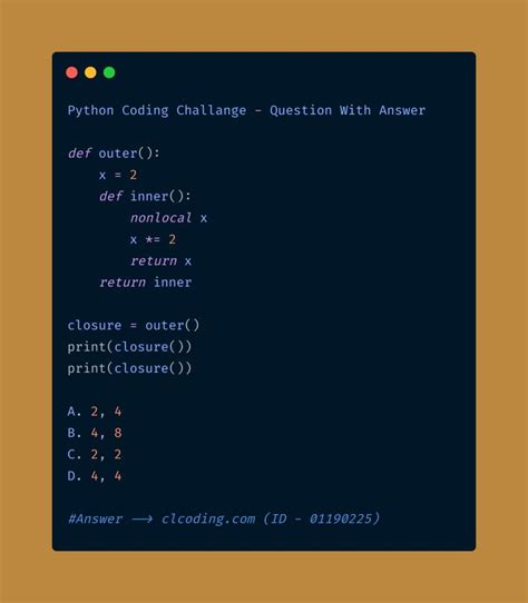 Python Coding Challange Question With Answer01190225 Answer With Python Coding