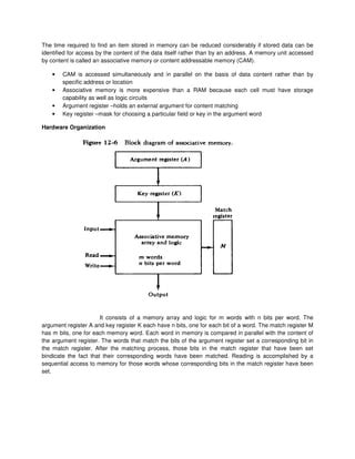 Memory Organisation In Computer Architecture Pdf