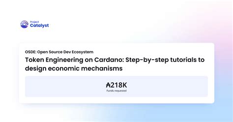 Token Engineering On Cardano Step By Step Tutorials To Design Economic
