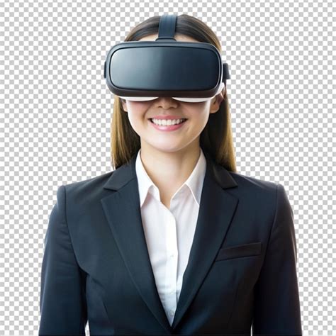 Women Wearing Vr Glasses Premium Ai Generated Psd