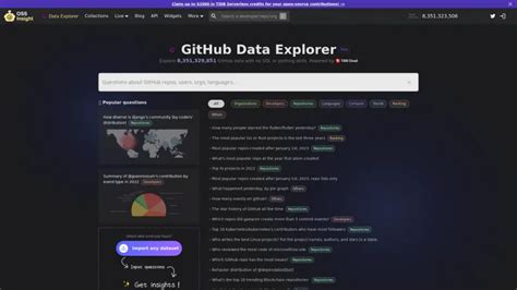 Github Data Explorer Ai Generated Sql Insights From Github Event Data Oss Insight