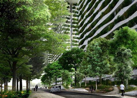 Vo Trong Nghia Plans Trio Of Towers Covered In Bamboo