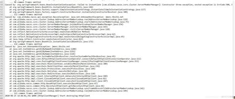Nacos解决启动报错 Unable To Start Embedded Tomcat51cto博客nacos报错无法启动