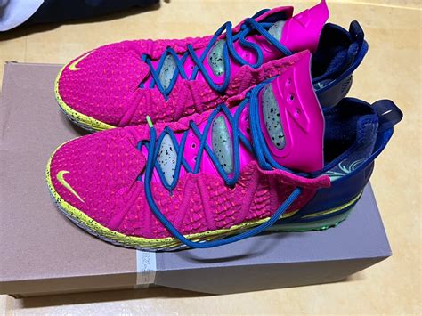 농구화 285mm 르브론18 핑크 당근 중고거래