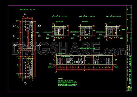133wc Layout Plan And Elevations Details Autocad Drawing Download