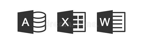 Microsoft Access Logo Stock Illustrations 376 Microsoft Access Logo Stock Illustrations