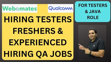 Wfh Testing Jobs Manual Testing Fresher Jobs Rd Automation Learning Youtube