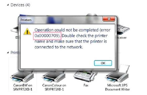 How To Fix Printer Error 0x00000709 Artculture