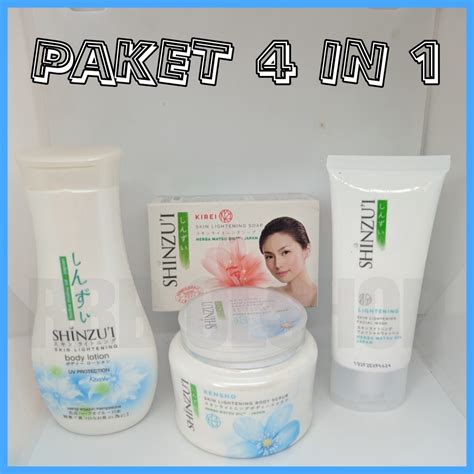 Jual Original Bpom Paket 4 In 1 Shinzui Facial Wash Shinzui 80 Ml