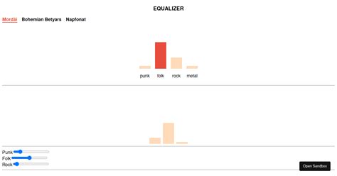 Equalizer Codesandbox