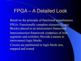 FPGA Architecture Basics And Description Pptx