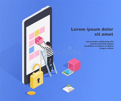 Insecure Network Concept Illustration Stock Illustration Illustration