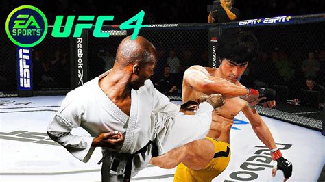 Ufc4 Bruce Lee Vs Master Karate Ea Sports Ufc 4 Epic Fight Youtube