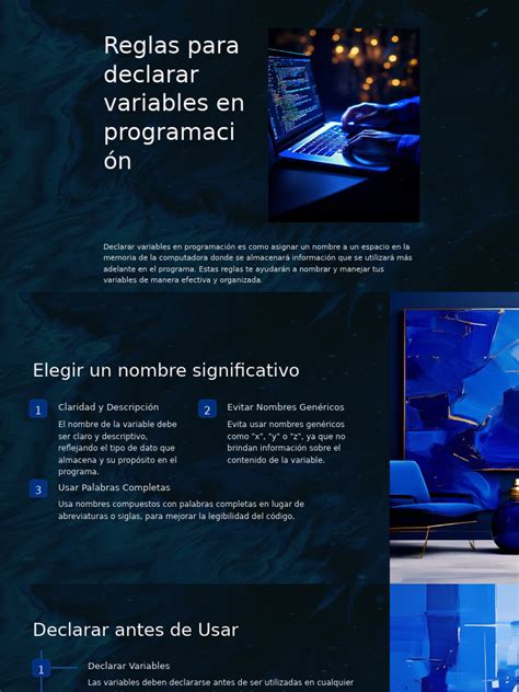 Reglas Para Declarar Variables En Programacion Pdf Variable Informática Programa De