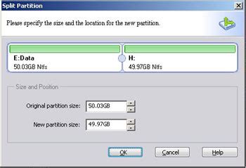 How To Split One Partition To Smaller Ones