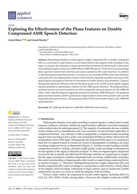 Pdf Exploring The Effectiveness Of The Phase Features On Double