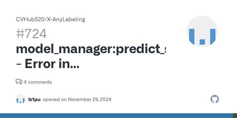 Modelmanagerpredictshapes2123 Error In Predictshapes List Index Out Of Range · Issue