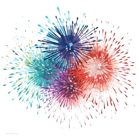 Premium Vector Colorfestiveexplodingfireworkselements Premium Vector Colorfestiveexplodingfireworkselements