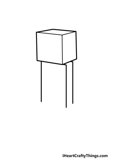 Creeper Drawing How To Draw A Creeper Step By Step