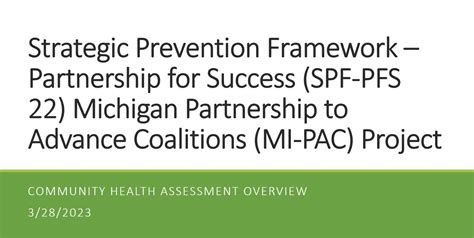 Strategic Prevention Framework Partnership For Success Capacity Prevention Network