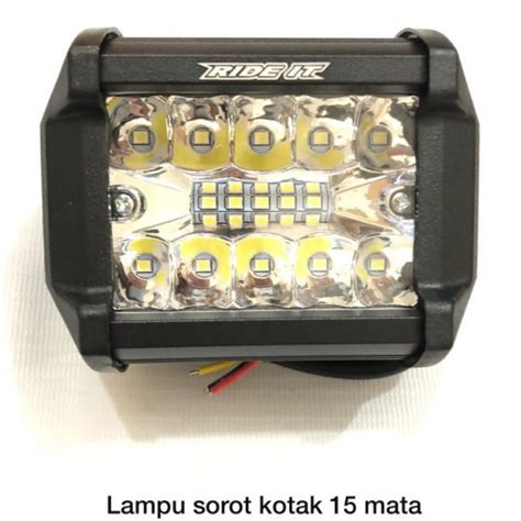 Jual Lampu Tembak Sorot Kotak Mata Dua Mode Shopee Indonesia