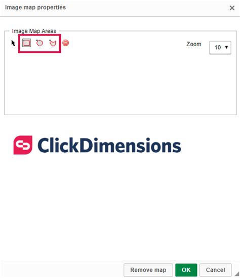 The Image Map Editor Click Support