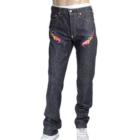 Rmc Jeans Hungry Dragon 1001 Model Japanese Selvedge Denim Jeans In In