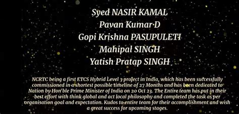 Gopi Krishna Pasupuleti On Linkedin Team Work Etcs Level 3 Project In India Ie In Alstom