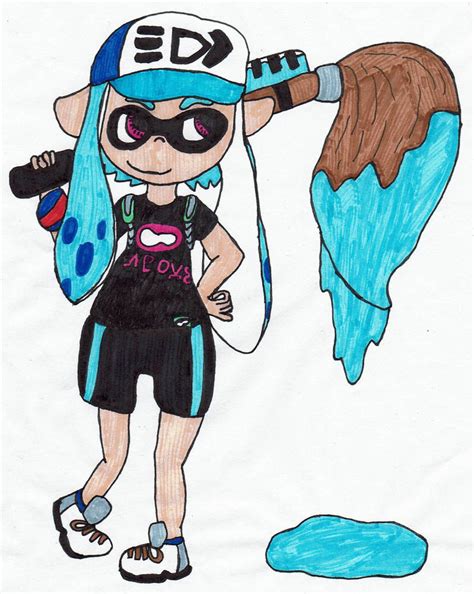 Splatoon Inkling By Srinky On Deviantart