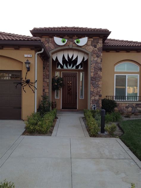 My Uncles Cute Monster House Halloween Decoration Ideas Monster