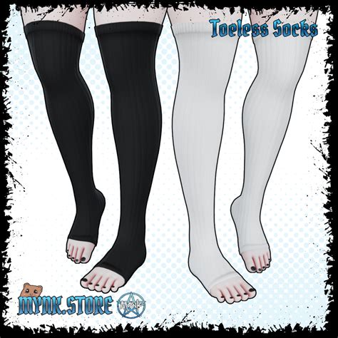 Knit Toeless Socks By Mynk Jinxxy