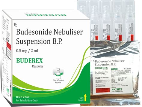 Buderex Budesonide Nebuliser Suspension Bp 0 5 Mg At ₹ 653 Piece In Karnal