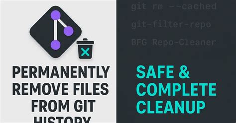 How To Permanently Remove Files From Git History Without Breaking Your Repo