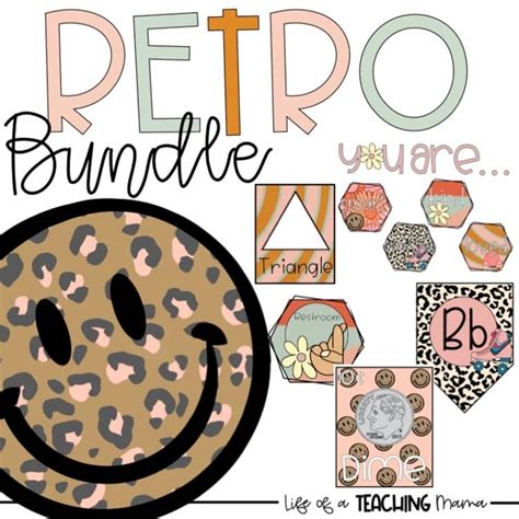 Retro Class Decor Bundle By Life Of A Teaching Mama Keyla Kuehler