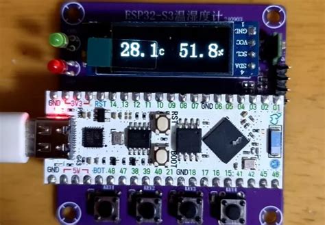 一个带有电压表的温湿度计 立创开源硬件平台