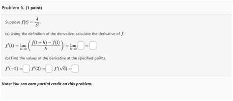 Solved Suppose F T T24 A Using The Definition Of The Chegg Com