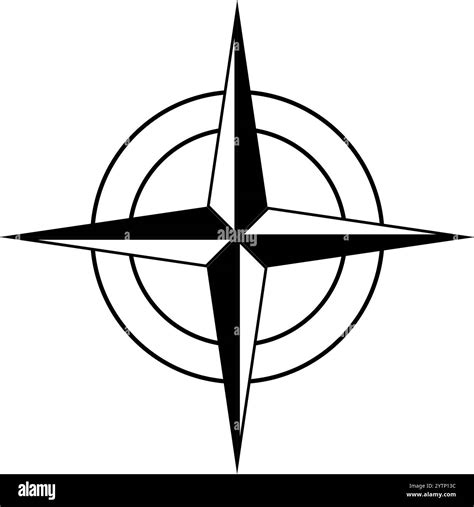 Compass Wind Rose World Directions Icon Stock Vector Image And Art Alamy