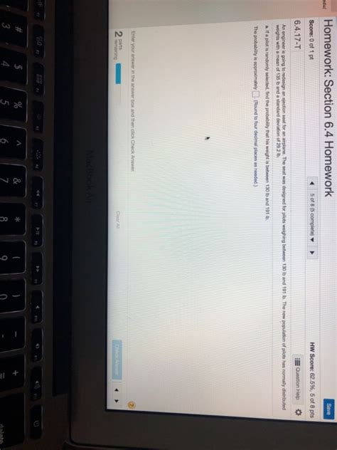 Solved Homework Section 6 4 Homework Score 0 Of 1 Pt