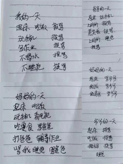 小学生搞笑日记大赏，原来他们的悲伤那么大 广告狂人